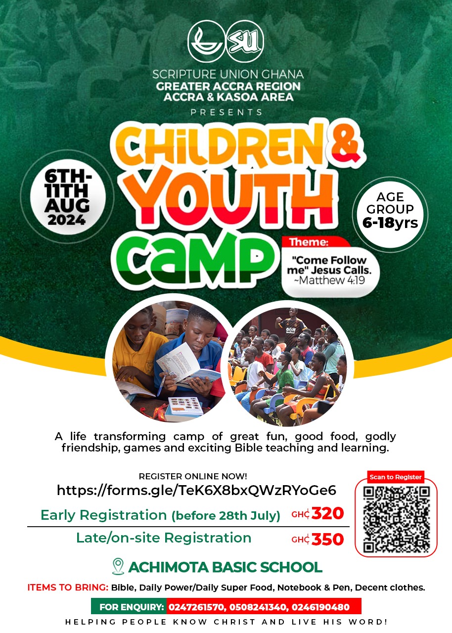 Scripture Union Ghana – Helping People KNOW CHRIST & LIVE HIS WORD!